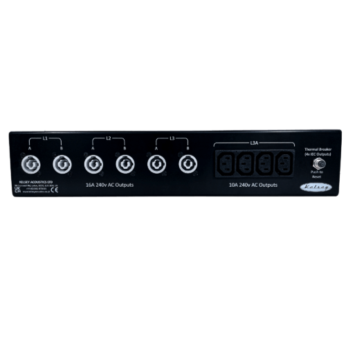 Kelsey 19" 2U 32A 3 Phase powerCON Distribution Unit | Kelsey acoustics
